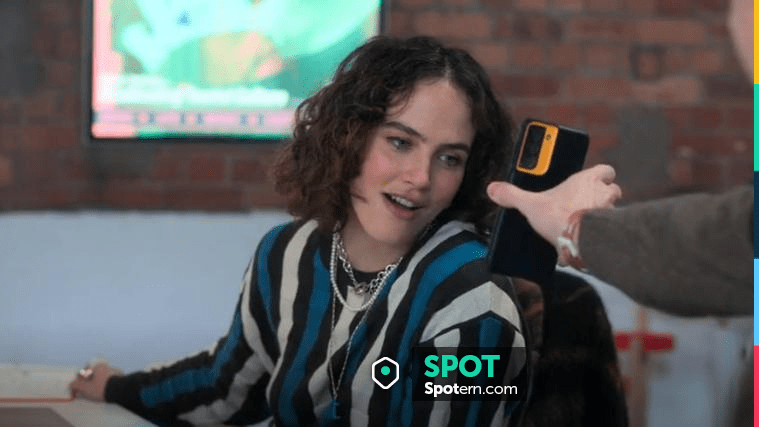 Back Beat Co Cotton Brady Top worn by Tiffany (Jessica Brown Findlay ...