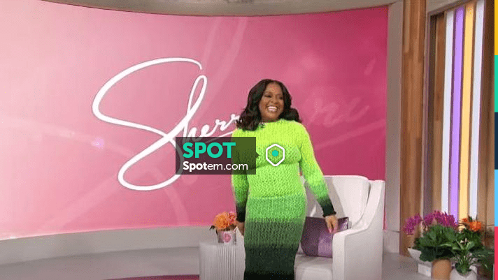 AGR Ombre Robe Midi en coton portée par Sherri Shepherd vue dans Sherri ...