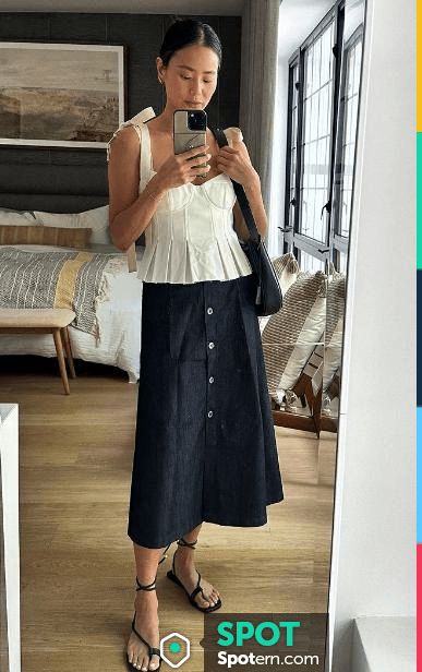 Loq Elisa Sandals portée par Jamie Chung sur son post Instagram le 1 ...