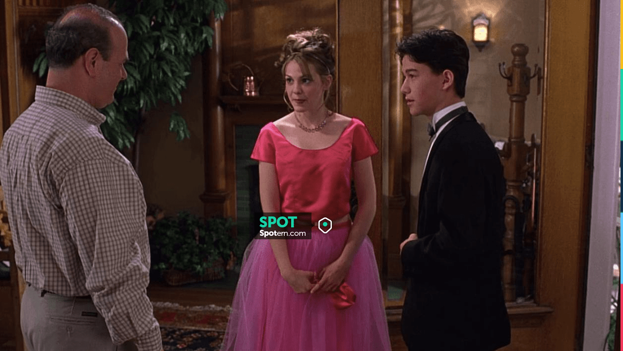 Pink Two-tone Two-piece Prom Dress worn by Bianca Stratford (Larisa Oleynik) in 10 Things I Hate ...