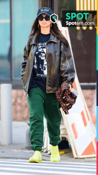 The Paris Review Baseball Cap in Black worn by Emily Ratajkowski in NYC ...