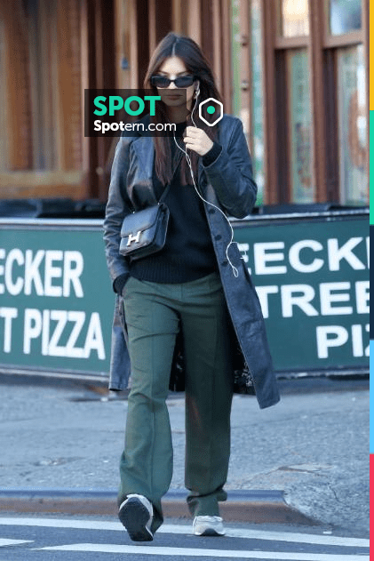 Bottega Veneta Drop Earrings worn by Emily Ratajkowski in New York City ...