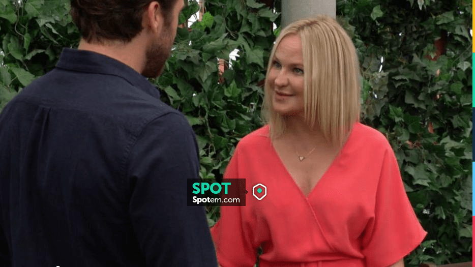 Trina Turk Zest Dress in Slushie worn by Sharon Newman (Sharon Case) as ...