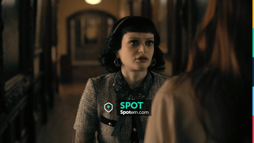 Maje Rinie Contrast Trim Tweed Mini robe portée par Juno (Ruth Codd ...