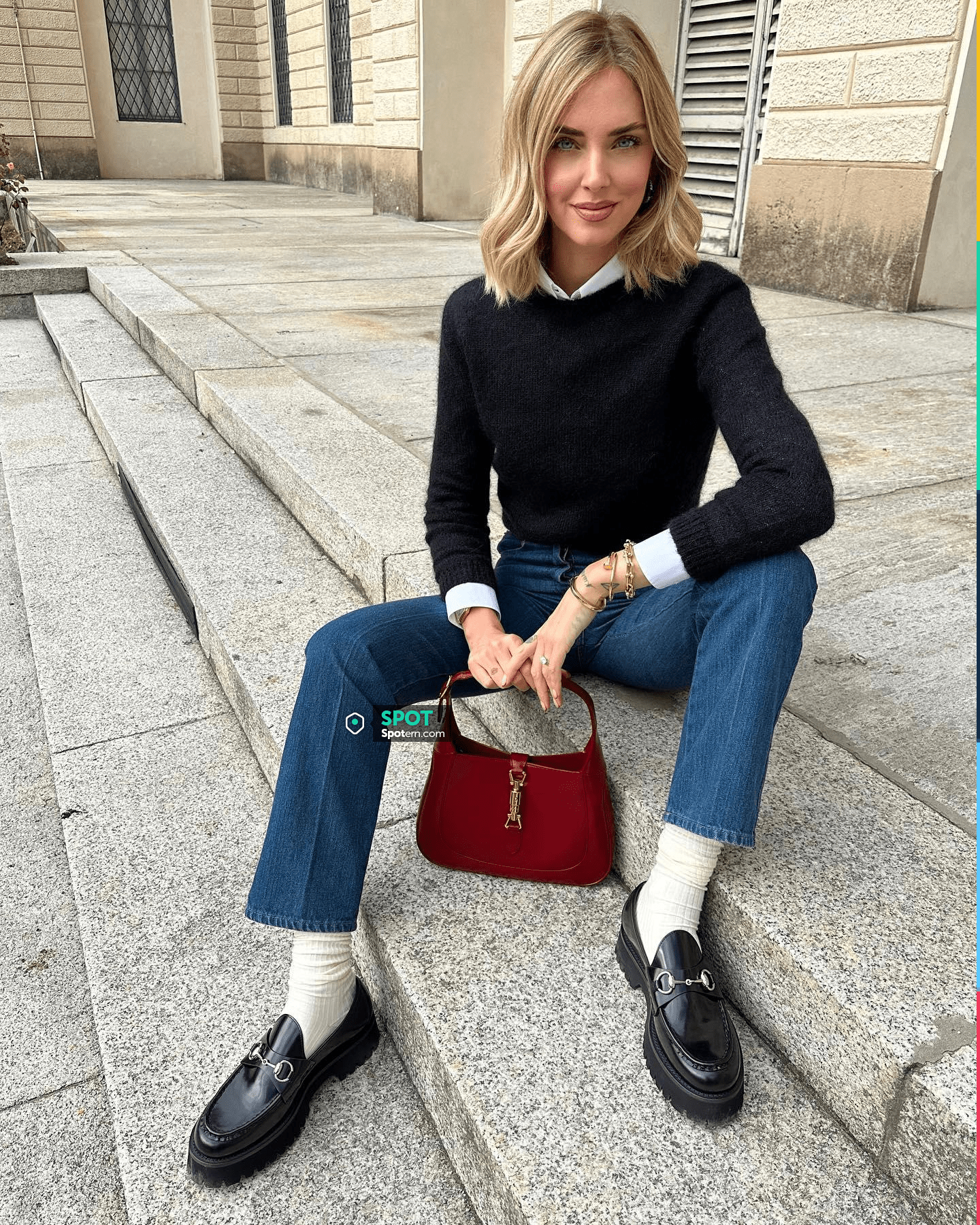 Gucci Straight Leg Denim Pant worn by Chiara Ferragni on her Instagram ...