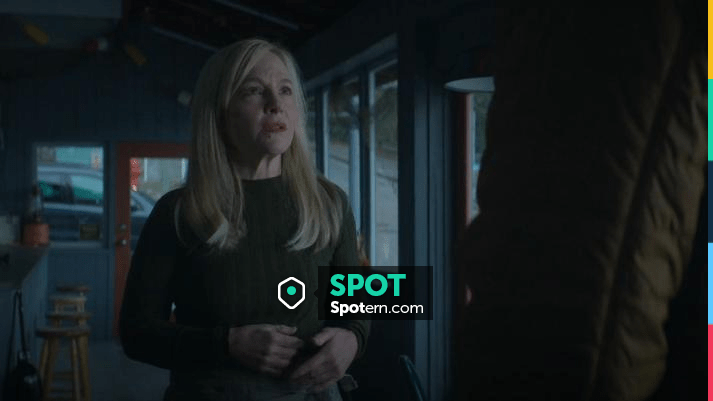 Mango High Col­lar Ribbed Knit Sweater worn by Nora Parker (Rachael ...