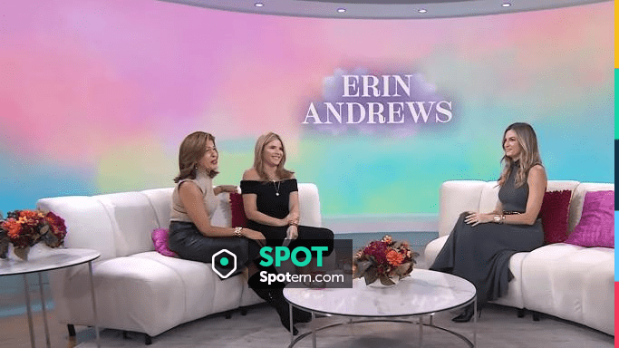 Veronica Beard Barrie Faux Leather Midi Skirt worn by Hoda Kotb as seen ...