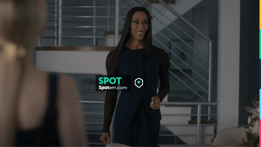 Attersee Sculpted Vest in Tonal Stripe worn by Nicolette (Mj Rodriguez ...