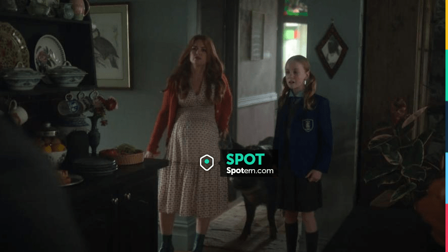 Maje Rosaro Dress worn by Mary (Isla Fisher) as seen in Wolf Like Me ...