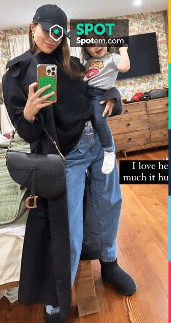 Saint Laurent Baseball Cap Cassandre in Felt worn by Olivia Culpo on ...