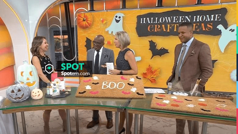 Alice + Olivia Amity Crystal-Embellished Knitted Top worn by Shannon ...