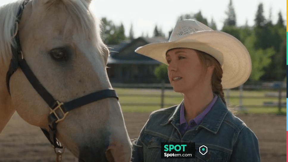 Carhartt Benson Denim Jacket worn by Amy Fleming (Amber Marshall) as ...