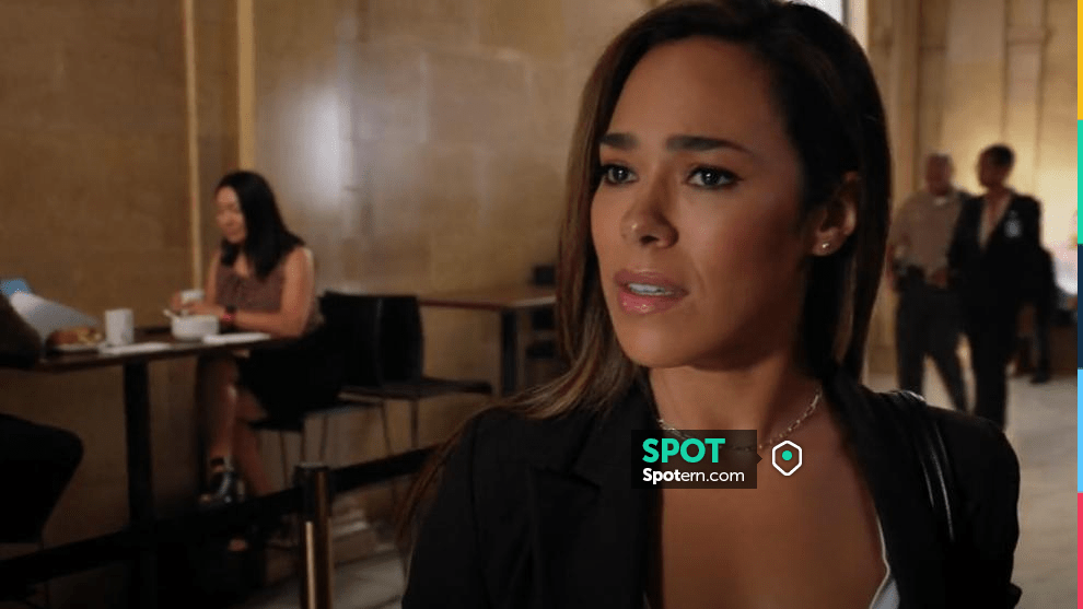 Gorjana Parker Necklace worn by Emily Lopez (Jessica Camacho) as seen ...