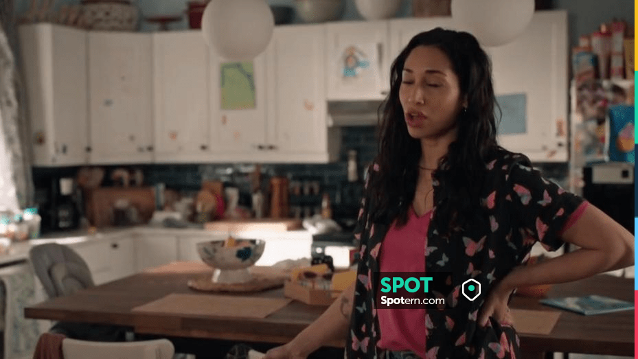 Twik Butterfly Short sleeve Shirt worn by Astrid (Meaghan Rath) as seen ...