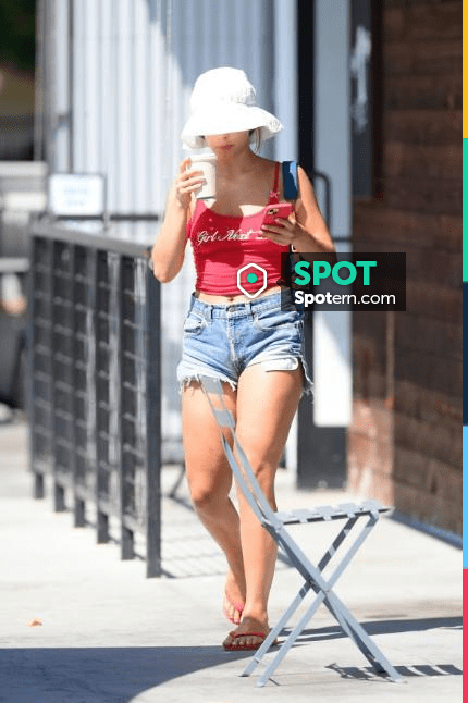 Truth or Dare Girl Next Door Tank worn by Addison Rae in Los Angeles on ...