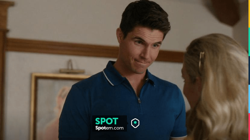 Hugo Boss Short Sleeve Po­lo Shirt worn by Nathan Brown (Robbie Amell ...