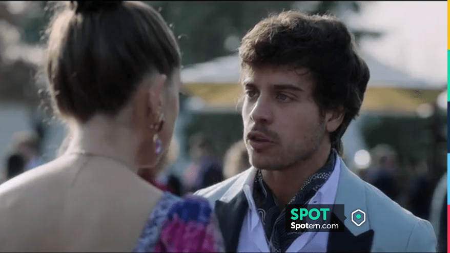 Asos Skinny Tuxedo Suit Jacket in Green worn by Raúl (Alex Pastrana) as ...