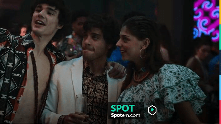 Charo Ruiz Ibiza Clara Broderie Anglaise Crop Top worn by Sara (Carmen ...