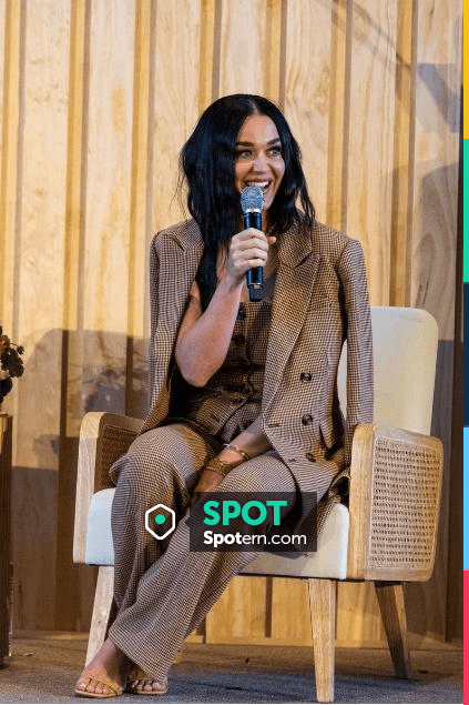 Favorite Daughter The Favorite Pleated Wide Leg Pants worn by Katy ...