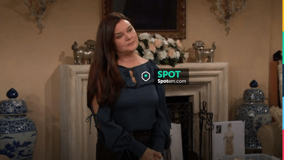 Chemisier Milly Connie porté par Katie Logan (Heather Tom) comme on le ...