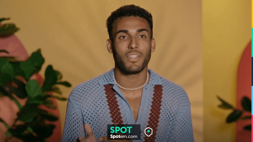 Zara Con­trast­ing Cro­cheted Shirt worn by Mercedes as seen in FBoy ...