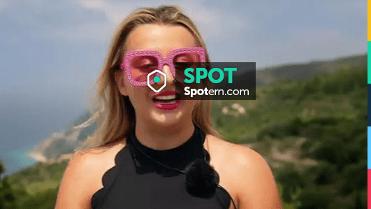 Shein Rhinestone Decor Tinted Lens Sunglasses worn by Hayley Smith-Rose ...