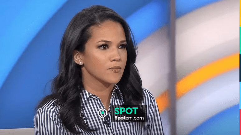 Cinq a Sept Crystal Ivy Tianna Shirt worn by Laura Jarrett as seen in ...