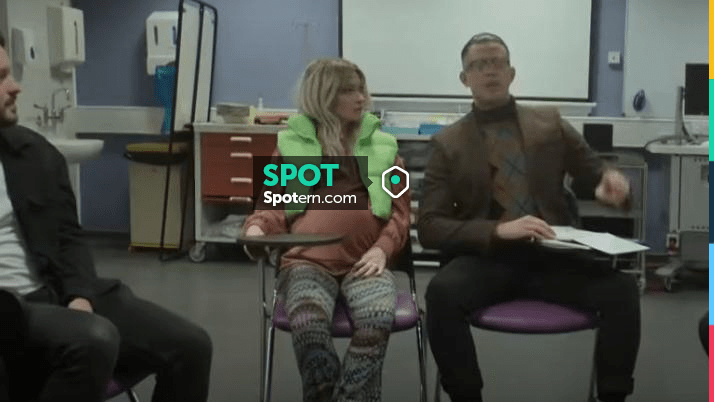 Zara Puffer Vest worn by Sugar (Joanna Higson) as seen in Brassic ...