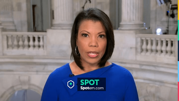 Calvin Klein Fold-Over 3/4 Sleeve Sheath Dress worn by Nikole Killion ...