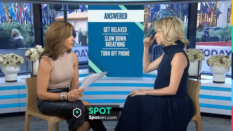Veronica Beard Barrie Faux Leather Midi Skirt worn by Hoda Kotb as seen ...
