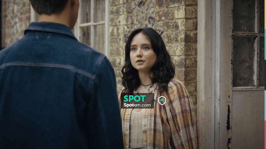 Isabel Marant Etoile Blandine Cotton Blouse worn by Flo Brooks (Ruby Stokes) as seen in The ...