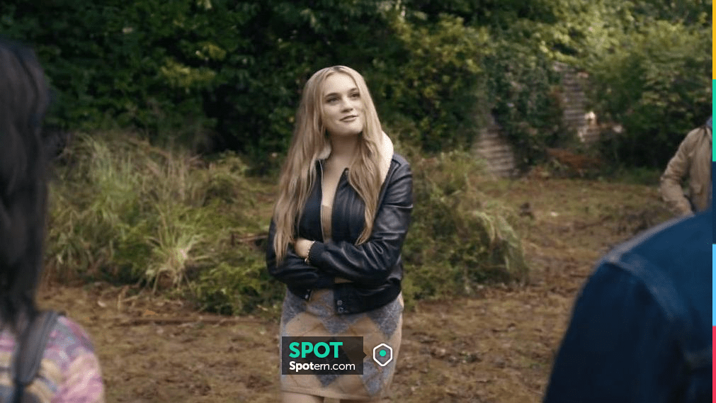 Polo Ralph Lauren Wool Mini Skirt worn by Rosie Harper (Elodie Grace ...