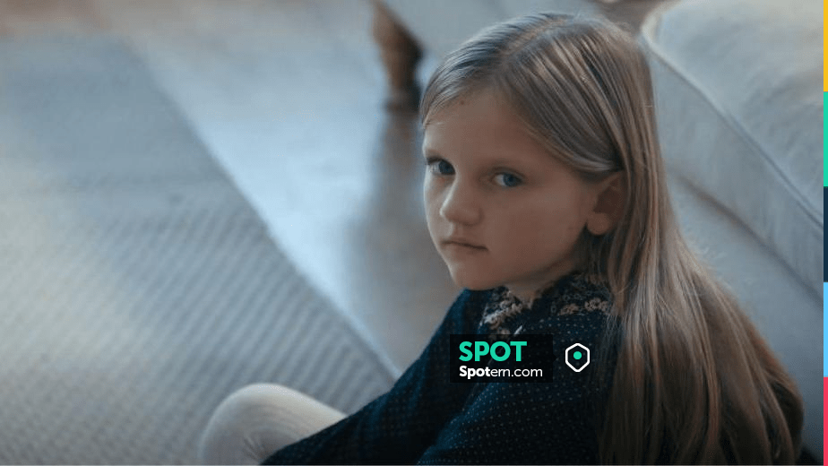 Caramel Robi­na Pol­ka-dot Cor­duo­ry Dress worn by Poppy Harper (Erin ...