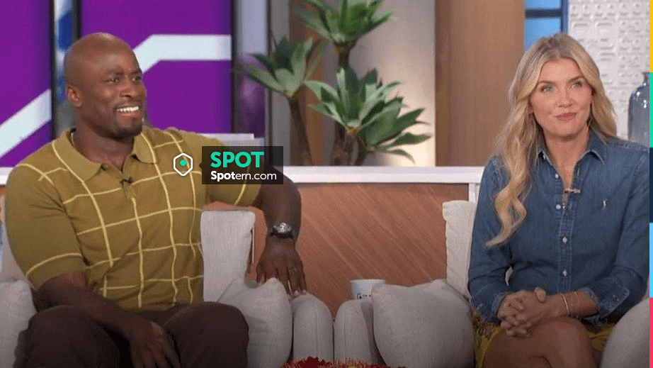 Max 'N Chester Checked Sweater Polo worn by Akbar Gbaja-Biamila as seen ...