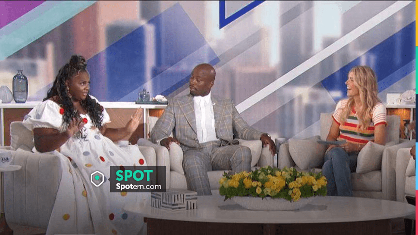 Fashion brand company Clown Bride Vir­gin Gown worn by Nicole Byer as ...