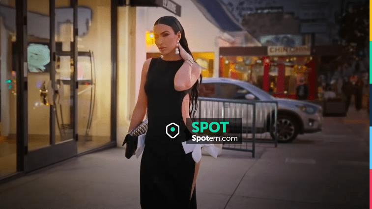 Mônot Bow-Detail Cut-Out Gown worn by Bre Tiesi as seen in Selling ...