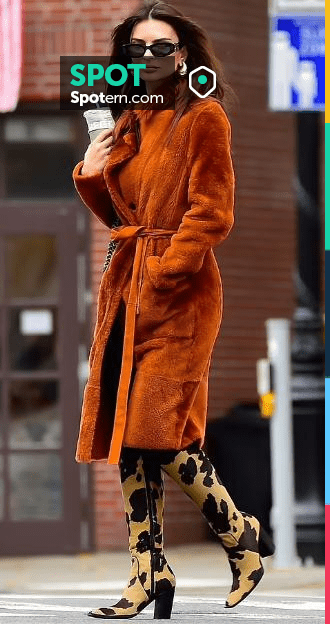 Bottega Veneta Drop Earrings worn by Emily Ratajkowski in New York City ...