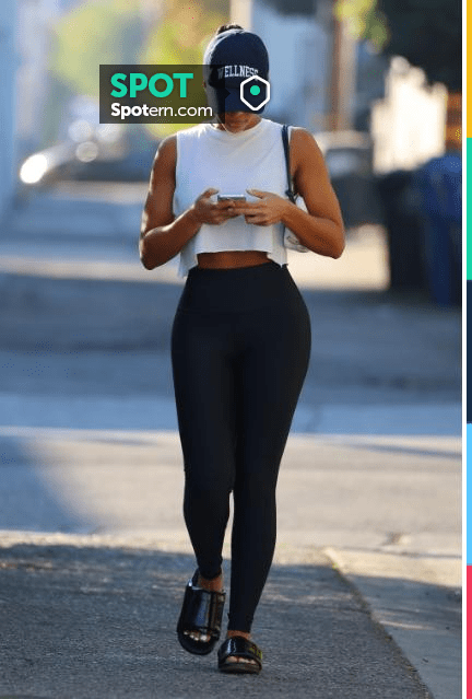 Sporty & Rich Wellness Ivy Baseball Hat in Blue worn by Lori Harvey in ...