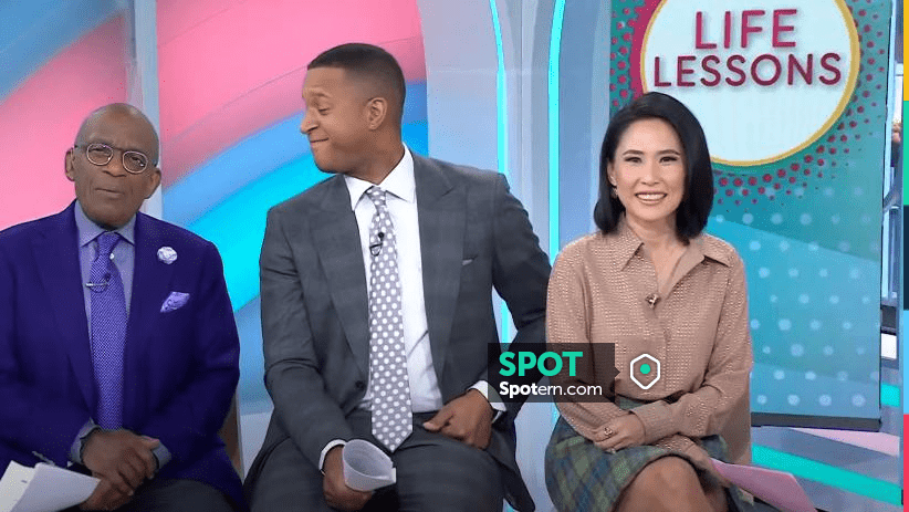 Reiss Matilda Shirt worn by Vicky Nguyen as seen in Today on November ...