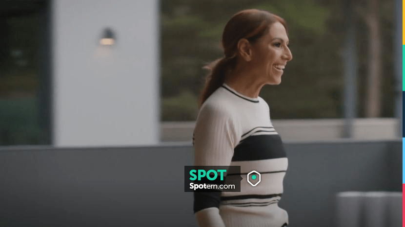 P.e Nation Ac­co­lade Ls Knit Top worn by Sally Obermeder as seen in ...