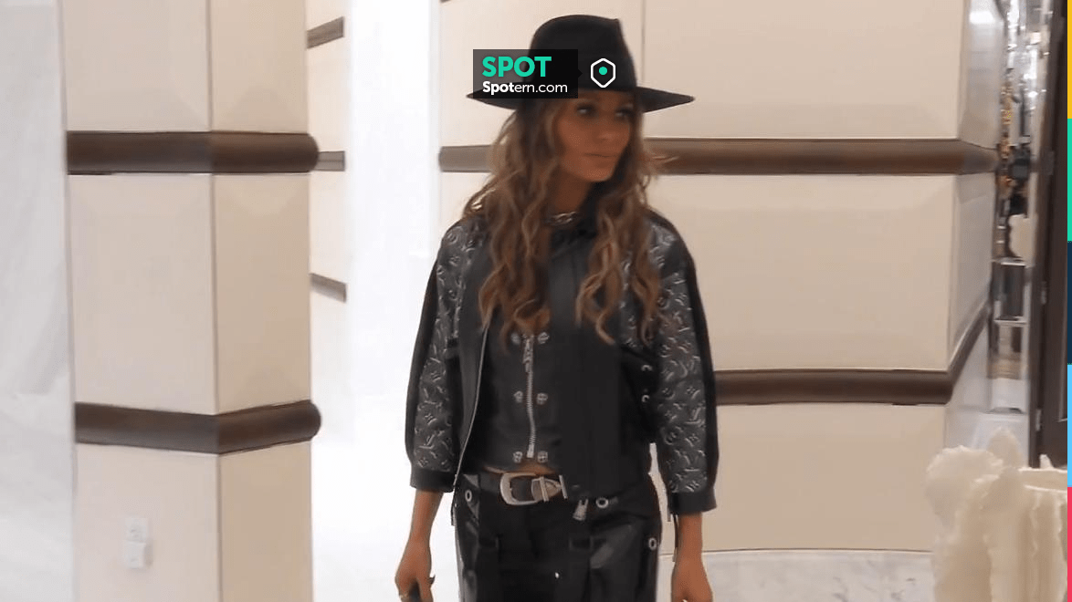 Hermes Love Heart Hat Felt 100% Black worn by Dorit Kemsley as seen in ...