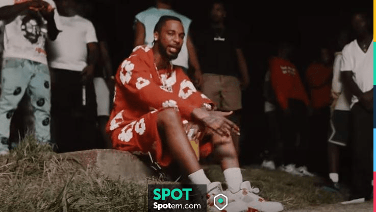Nike Jordan 4 Retro 'Alternate 89' sneakers worn by Key Glock in One Me ...
