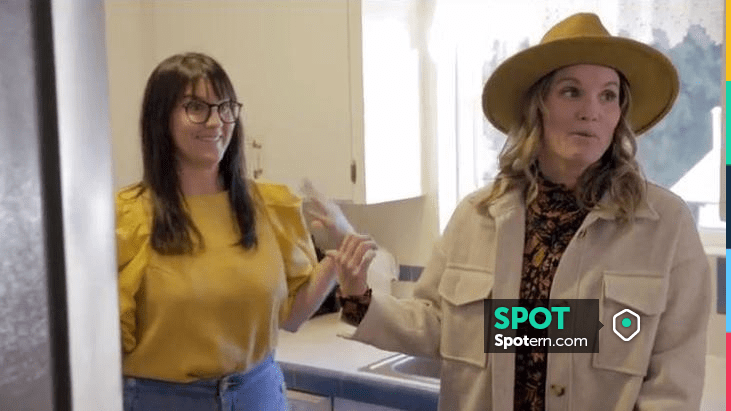 Mango Long Wool Over­shirt worn by Leslie Davis as seen in Unsellable ...