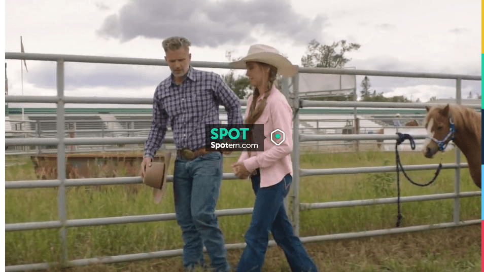 Wrangler Riggs Workwear Western Long Sleeve Snap Workshirt worn by Amy ...