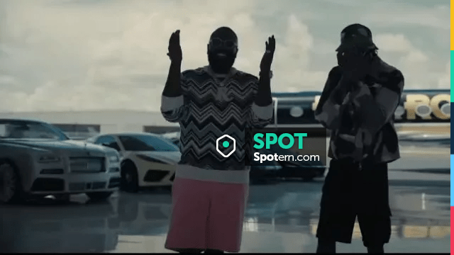 Missoni Multicolor Crochet Zig-Zag Knit Sweater worn by Rick Ross in ...