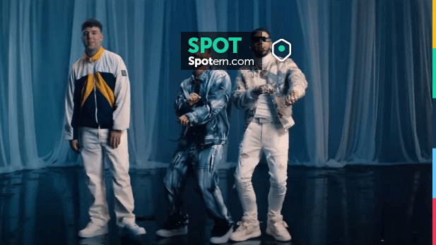 Dolce & Gabbana Black Rectangular Pearl Chain Sunglasses worn by Anuel ...