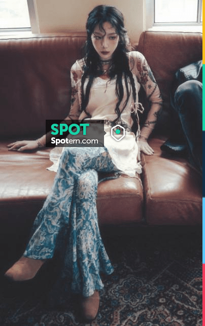 Jello Jello Limited Leopard Print Belt worn by Taeyeon in To. X Image ...