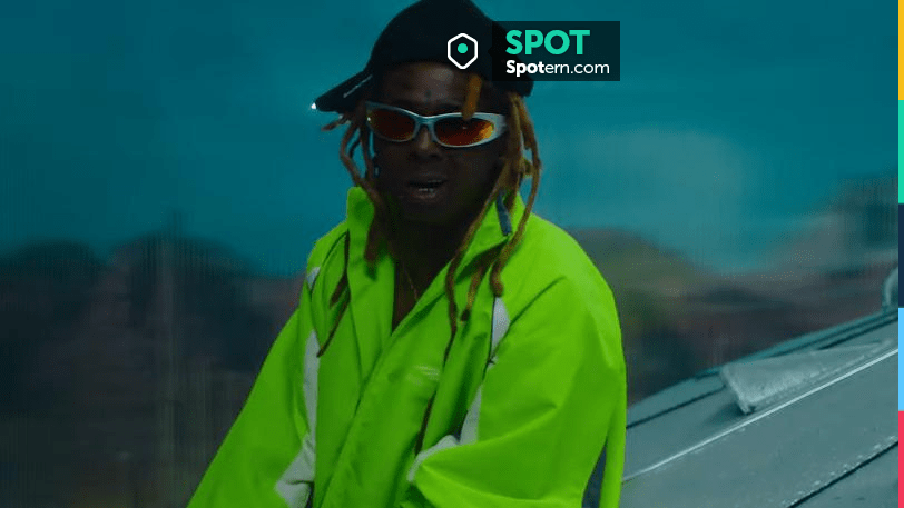 Balenciaga Black LED Visor Hat worn by Lil Wayne in Transparency by 2 ...