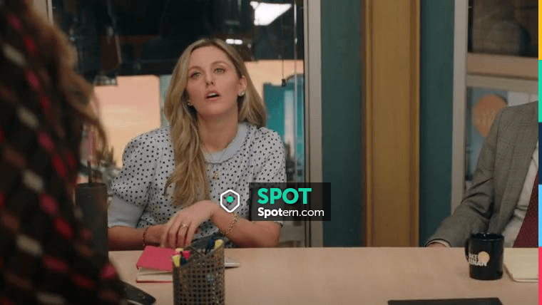 Ted Baker Erii Top worn by Tami (Taylor Louderman) as seen in Kenan ...