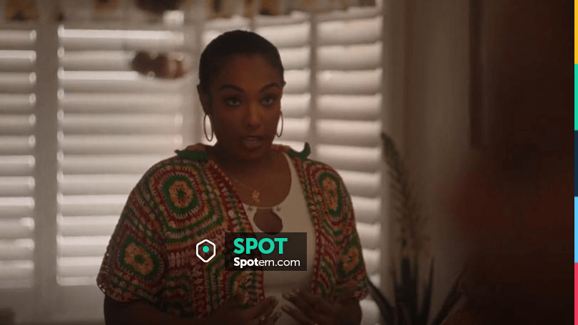 Bode Man­ches­ter Short Sleeve Shirt worn by Shawna Clark (Aida Osman ...